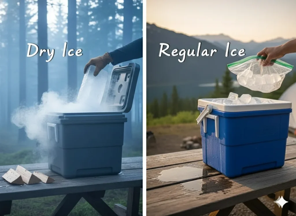 Dry Ice vs Regular Ice: Which Is Best for Your Camping?